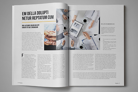 Business Magazine Template ~ Magazine Templates on Creative Market