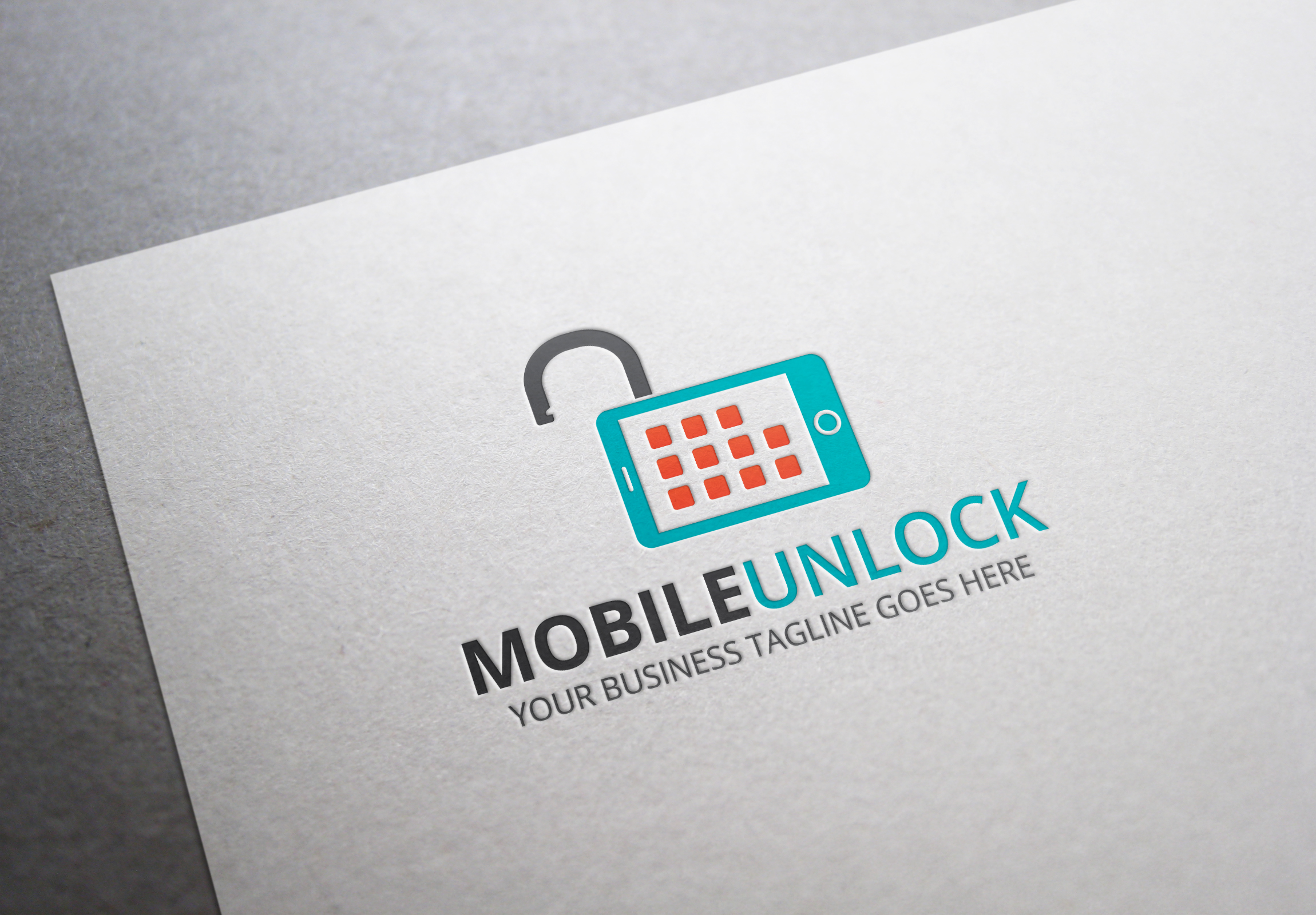 Mobile Unlock Logo ~ Logo Templates on Creative Market