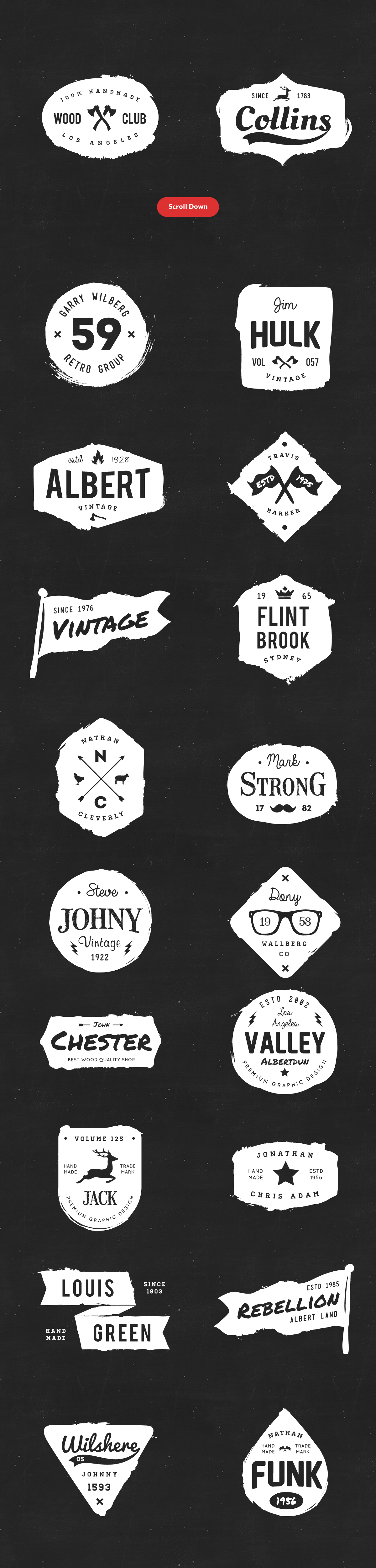 20 Ink Logos ~ Logo Templates on Creative Market