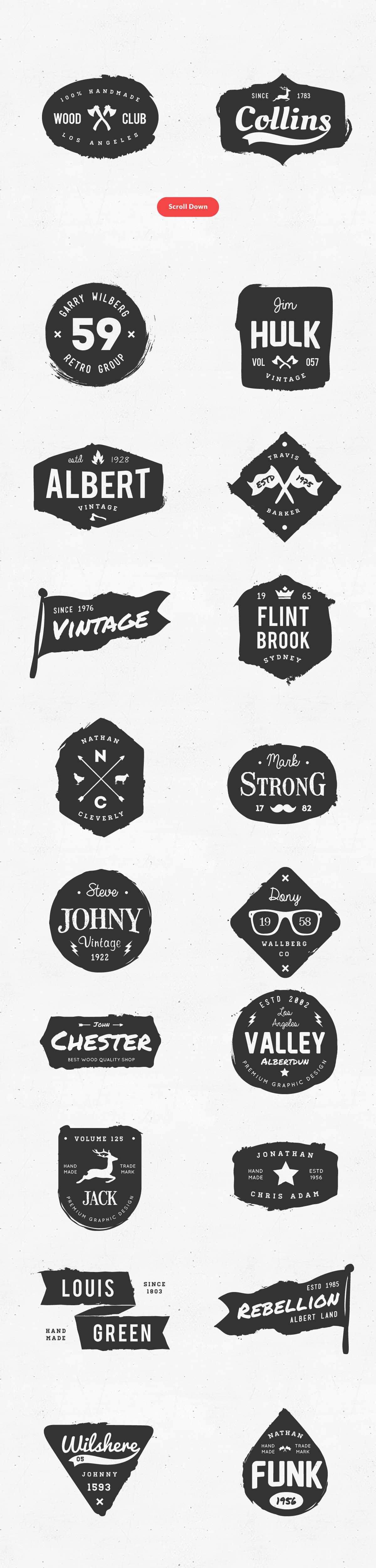 20 Ink Logos ~ Logo Templates on Creative Market