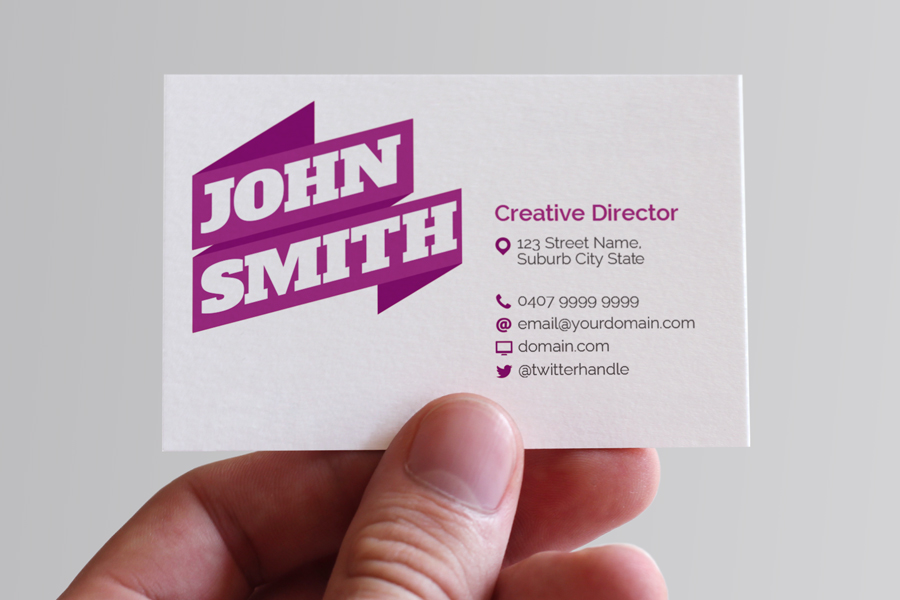 Graphic Ribbon Business Cards ~ Business Card Templates on Creative Market