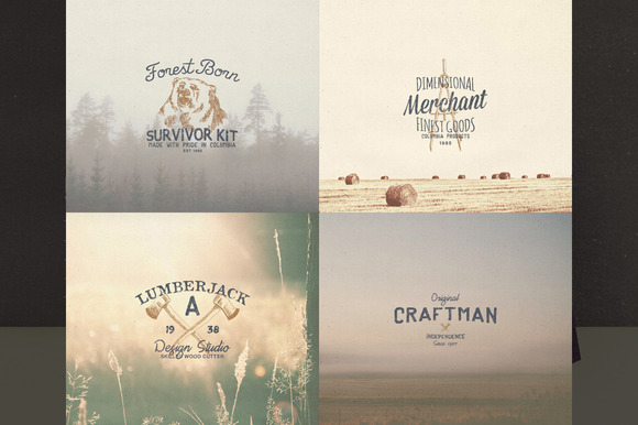 Hand Drawn Vintage Logos Volume 3 ~ Logo Templates on Creative Market