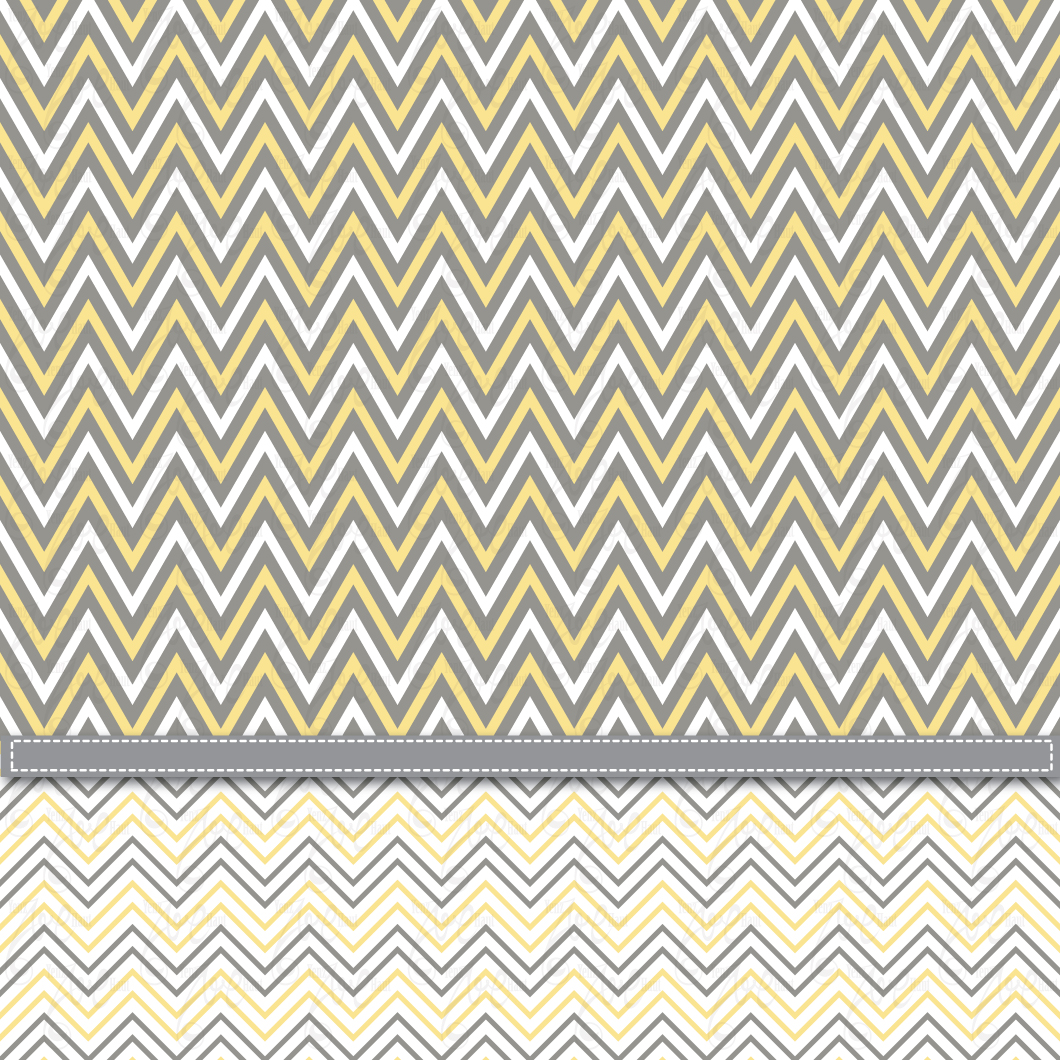 Yellow Grey Chevron Digital Paper ~ Illustrations on Creative Market