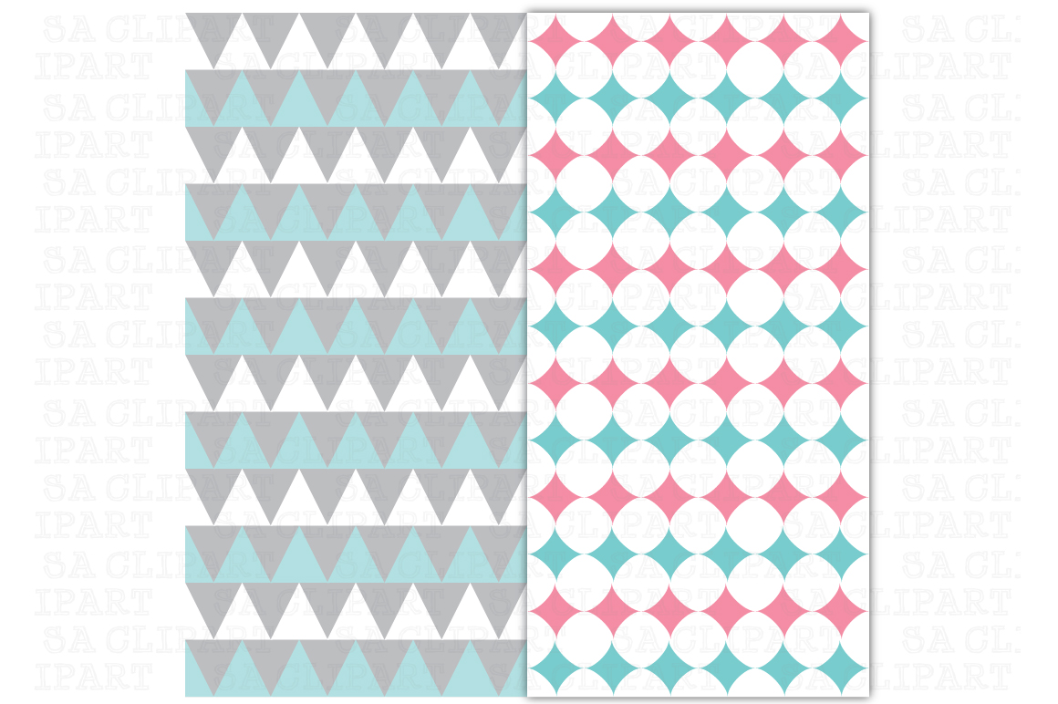 Geometric digital paper ~ Illustrations on Creative Market