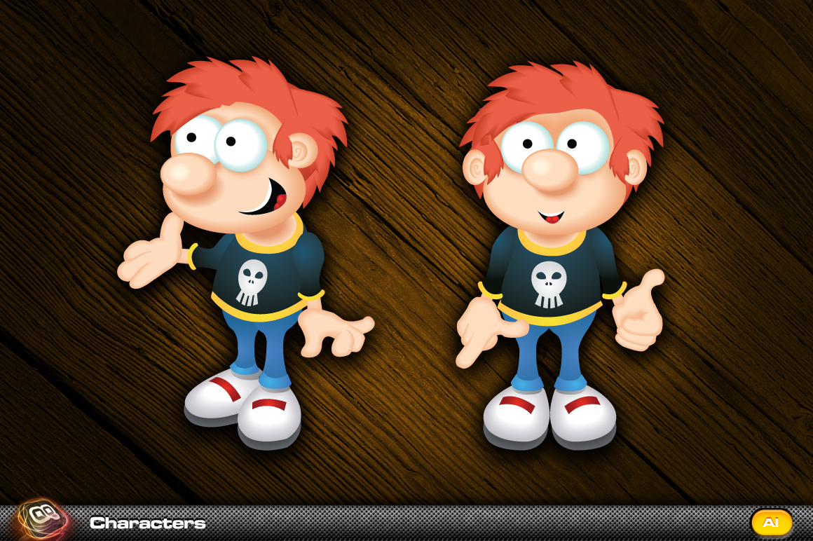 Boy Mascot ~ Illustrations on Creative Market