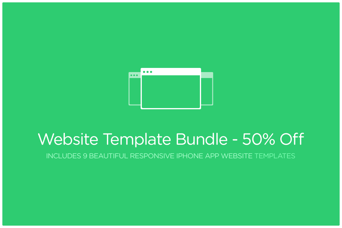 Website Template Bundle - 50% Off ~ Website Templates on Creative Market