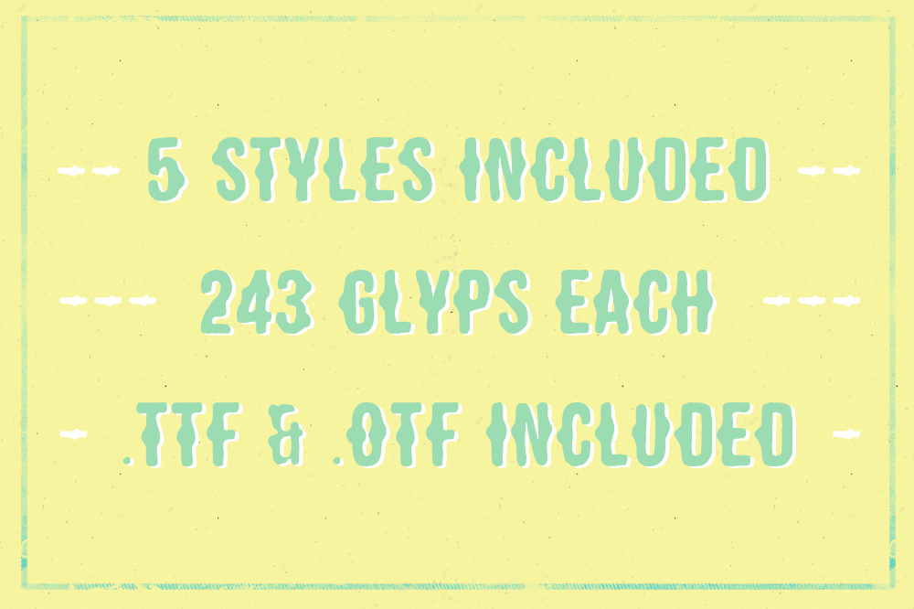 [30% off!] Shaken Font 5 Styles ~ Display Fonts on Creative Market