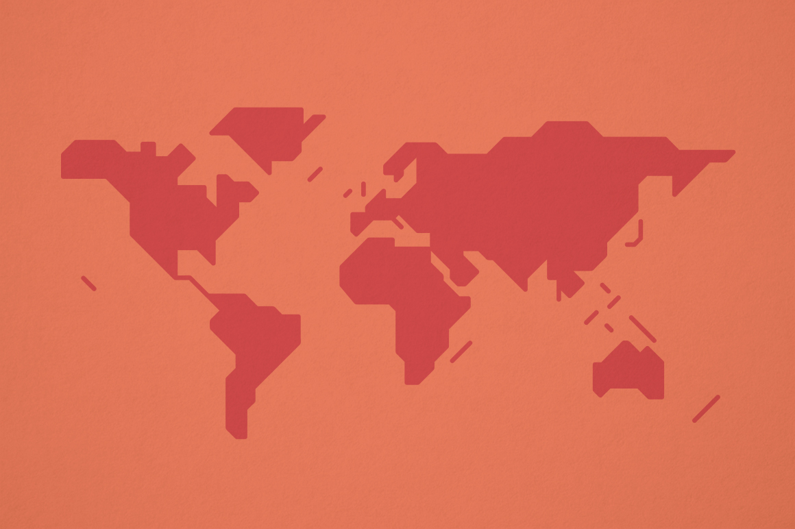 Simple World Map ~ Illustrations on Creative Market