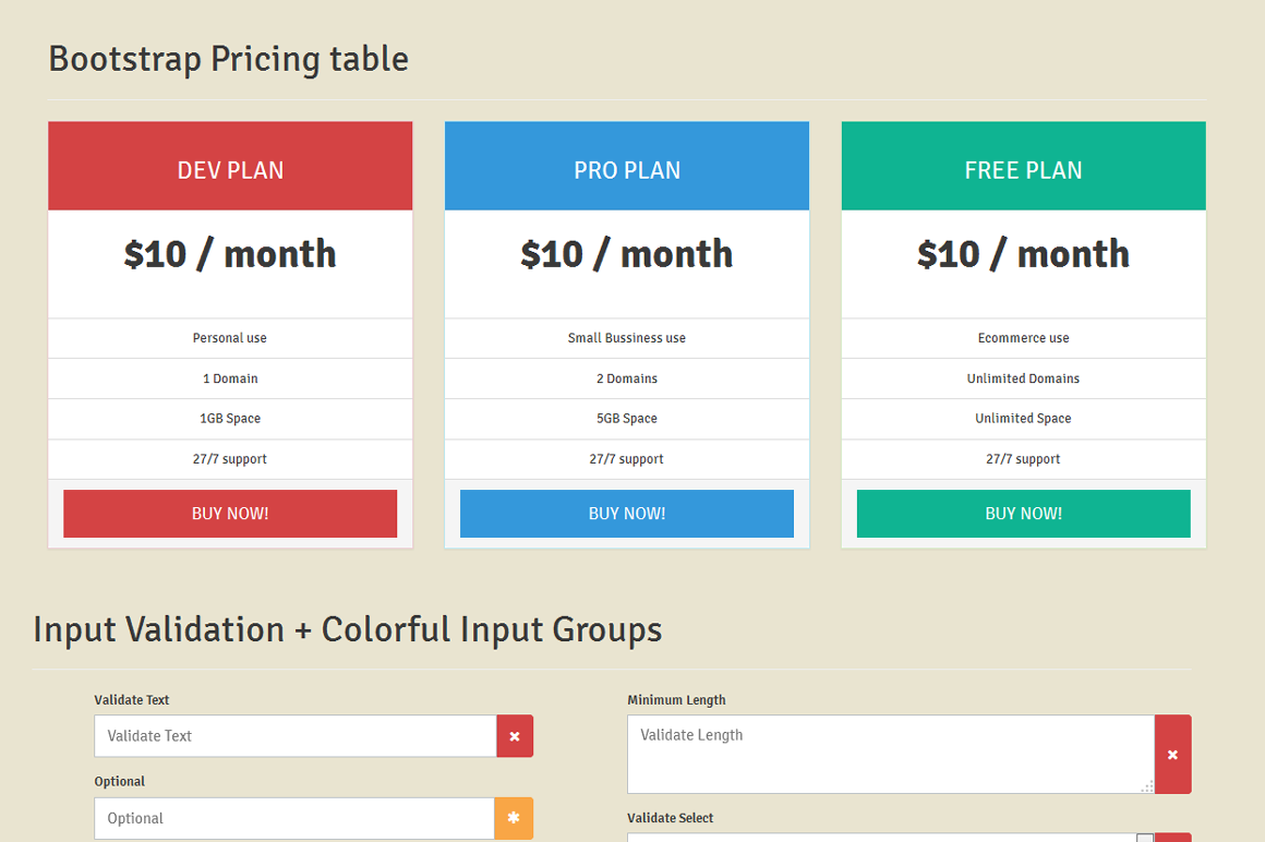 Royal Ui Bootstrap 3 Skin ~ Bootstrap Themes On Creative Market 