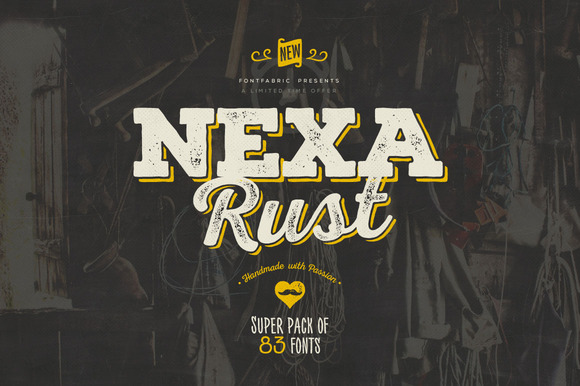 Nexa Rust ~ Display Fonts on Creative Market