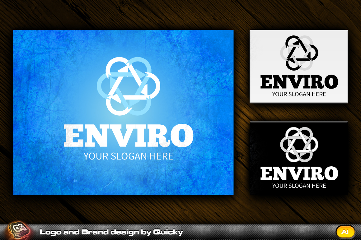 Enviro ~ Logo Templates on Creative Market