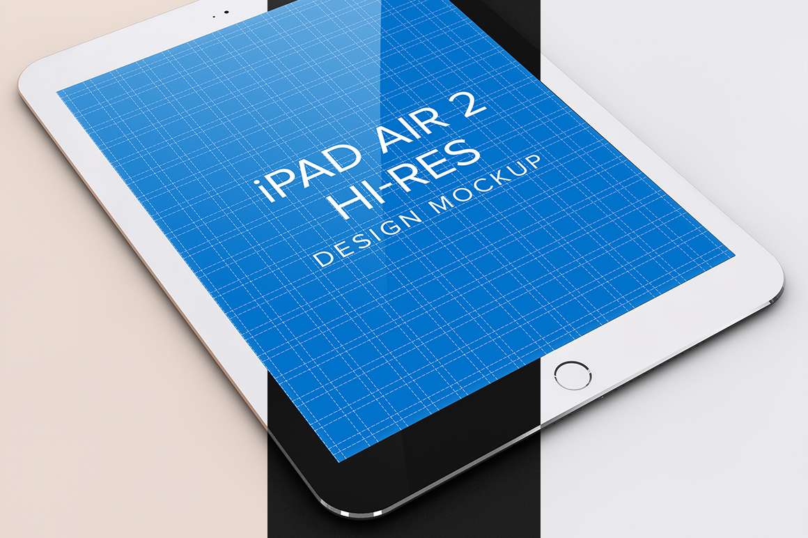 iPad Air Design Mockup ~ Product Mockups on Creative Market