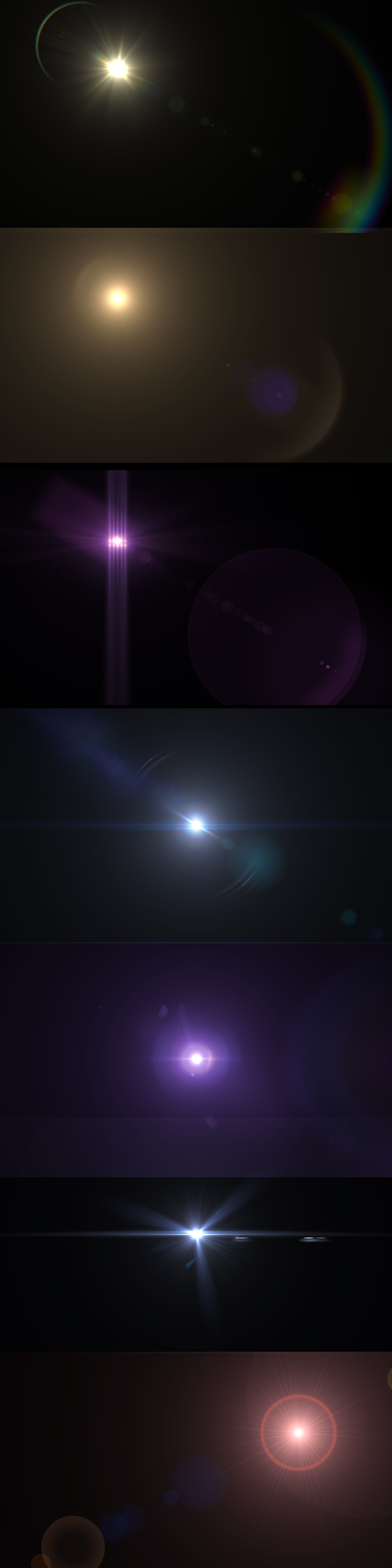 70 Lens Light Flares Bundle ~ Textures on Creative Market
