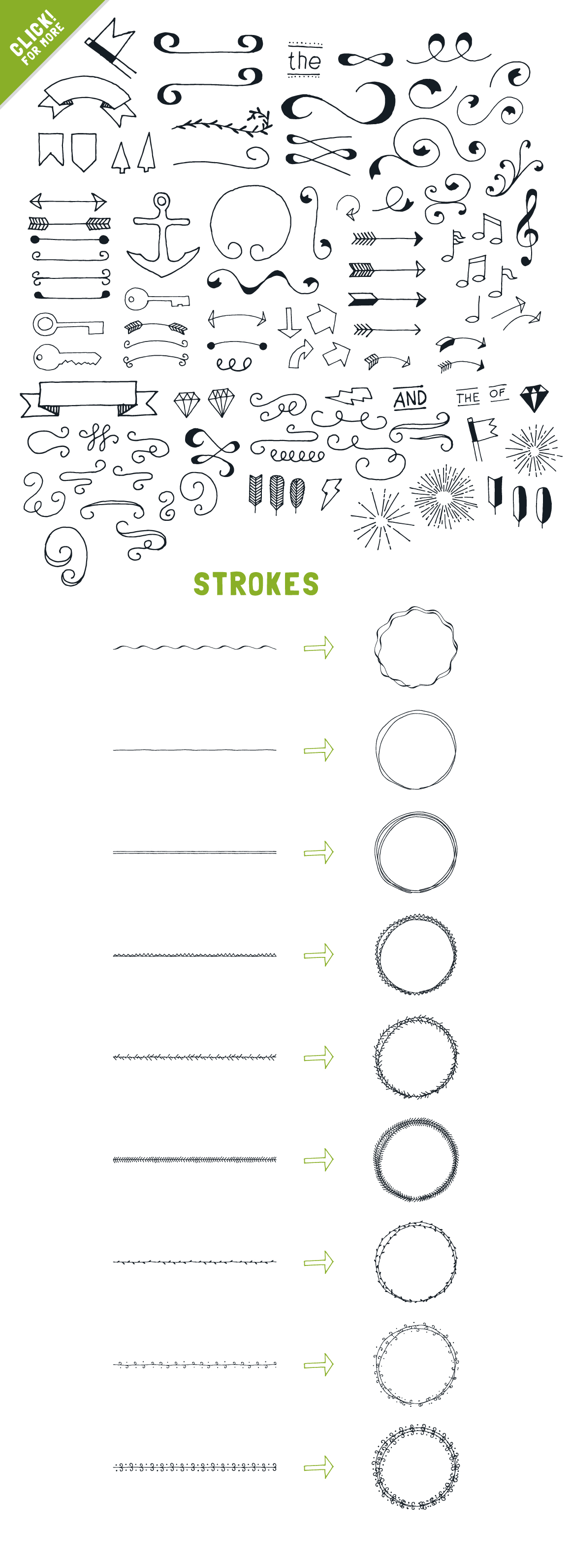 Mini-doodle collection ~ Illustrations on Creative Market