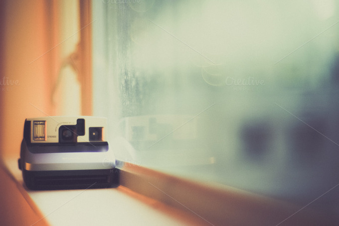 Vintage Instant Camera ~ Business Photos on Creative Market