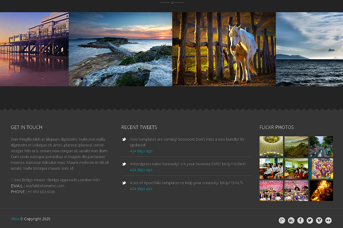 Ultra Responsive Bootstrap Template ~ Bootstrap Themes on Creative Market