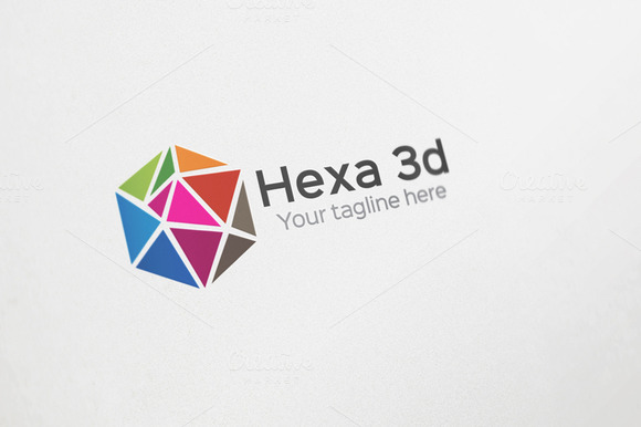 Hexa 3d Logo ~ Logo Templates on Creative Market