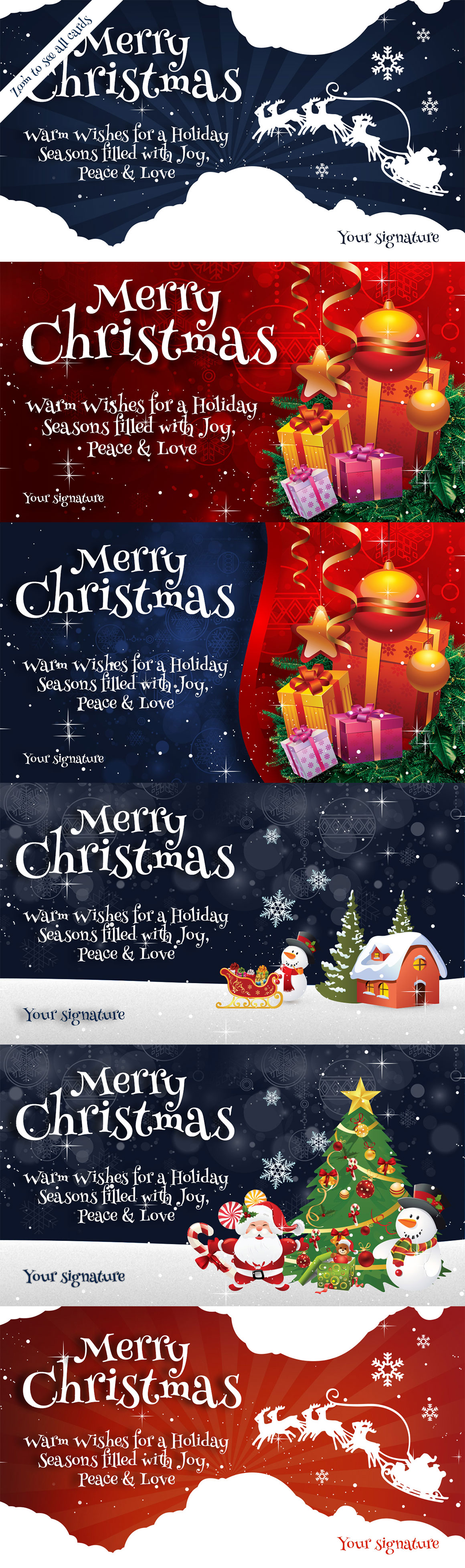 Christmas Pack Posters & Cards ~ Graphics on Creative Market