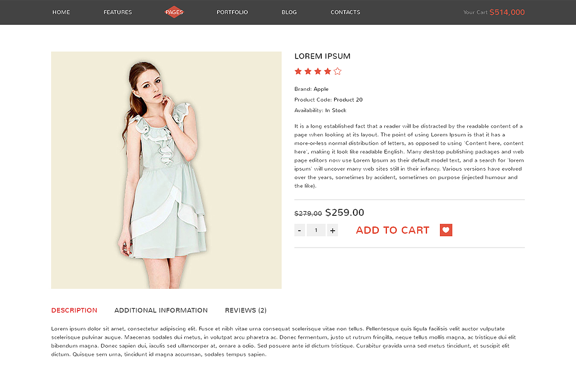 FancyShop Responsive Bootstrap Theme ~ Bootstrap Themes on Creative Market