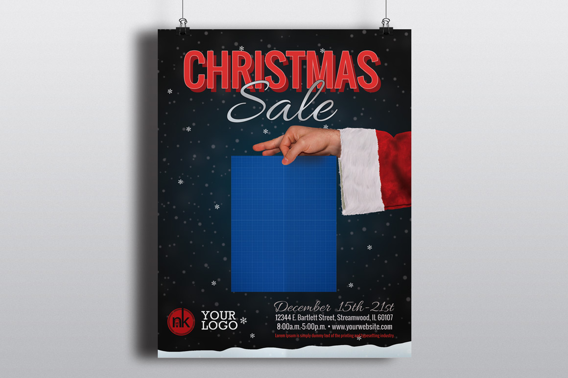 Christmas Sale Flyer Template ~ Flyer Templates on Creative Market