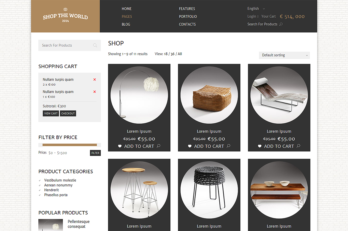 Shop The World Bootstrap Site Theme ~ Bootstrap Themes on Creative Market