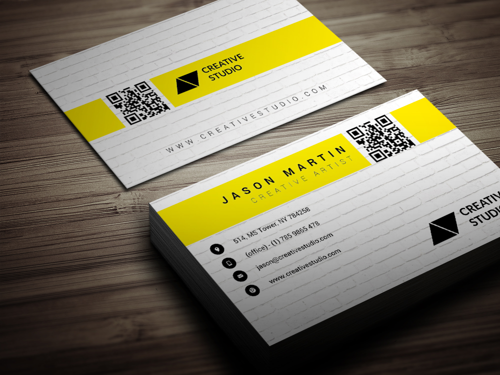 Creative Wall Business Card ~ Business Card Templates on Creative Market
