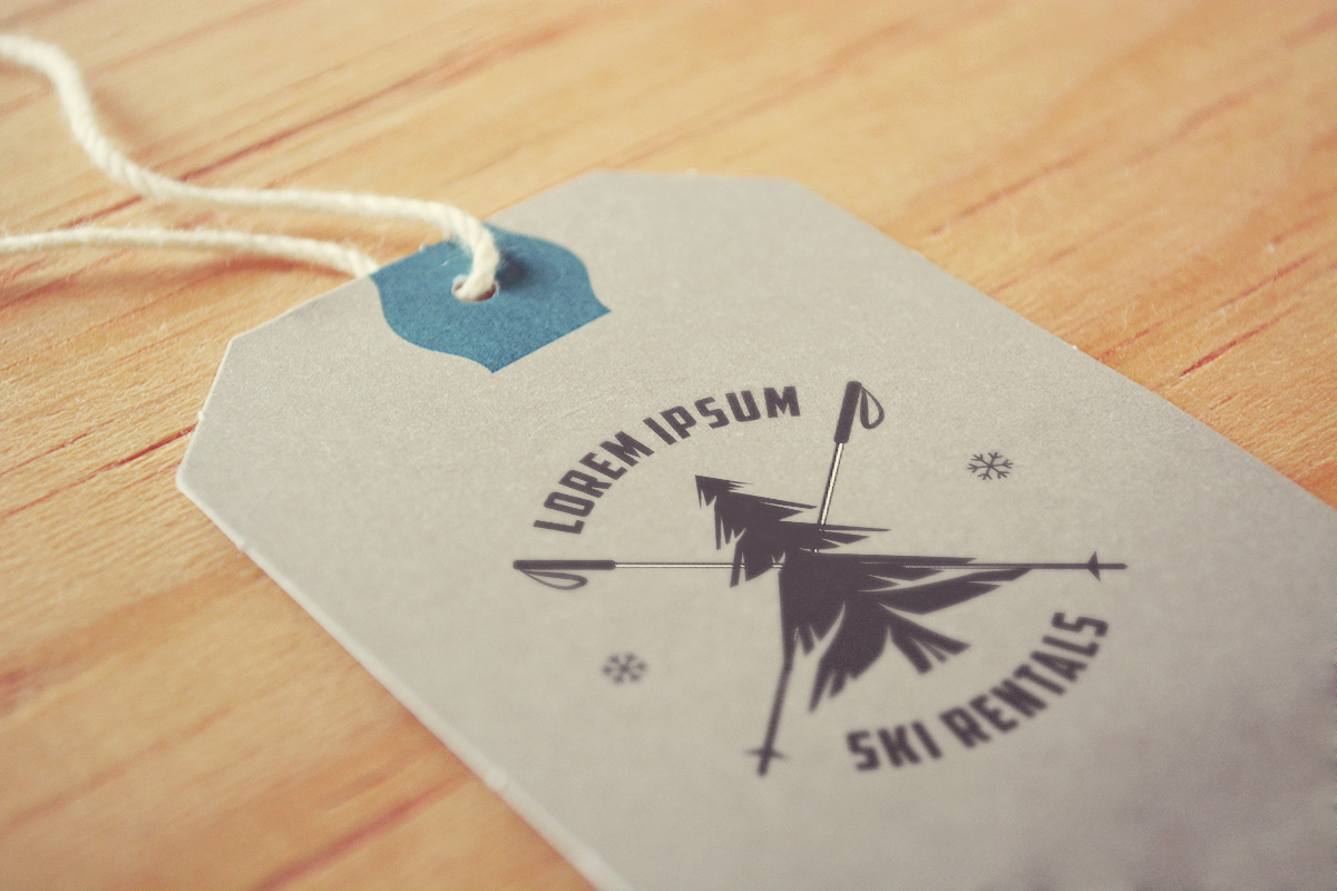 Large winter + ski labels set ~ Illustrations on Creative Market