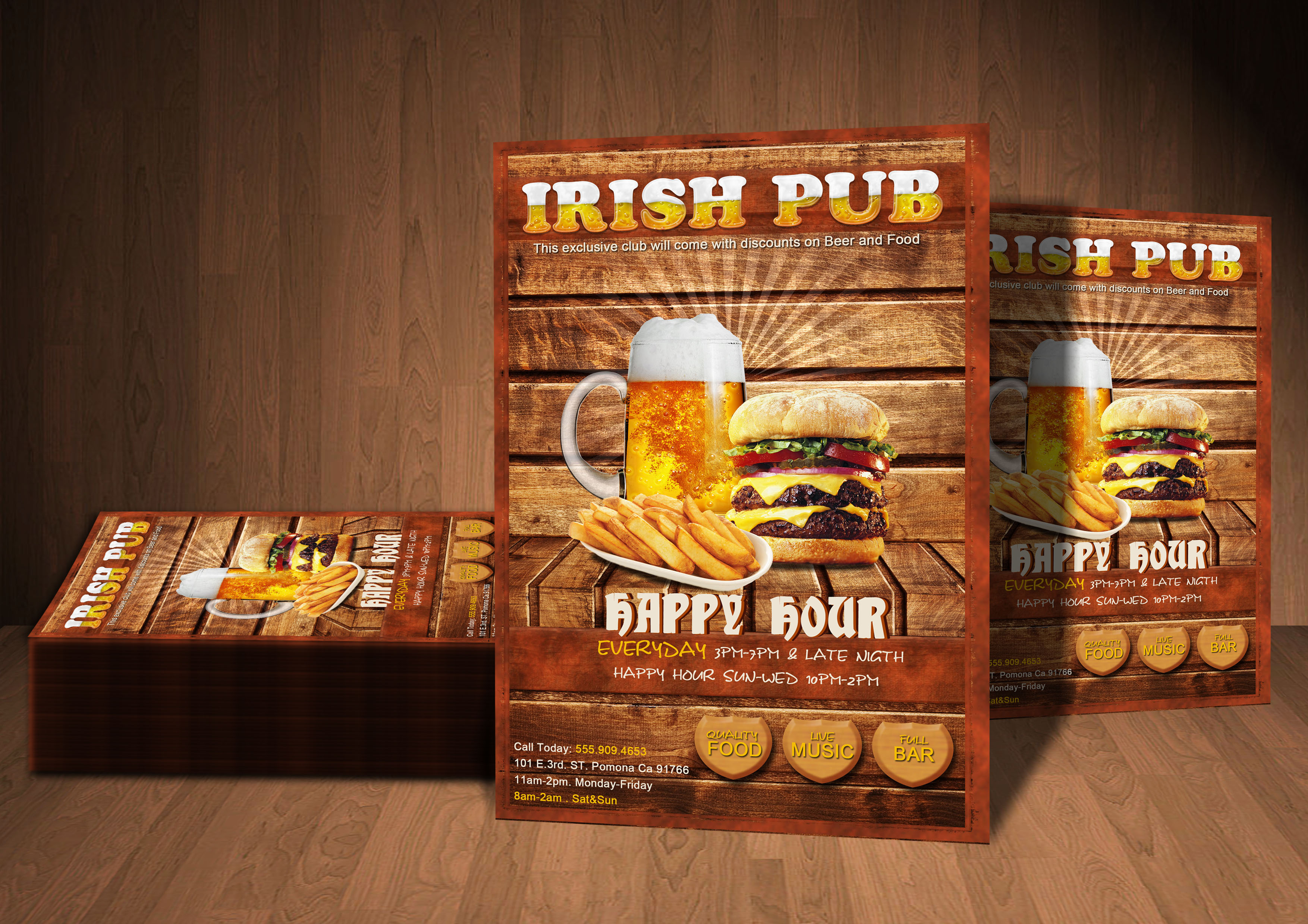 Your Irish Pub Flyer ~ Flyer Templates on Creative Market