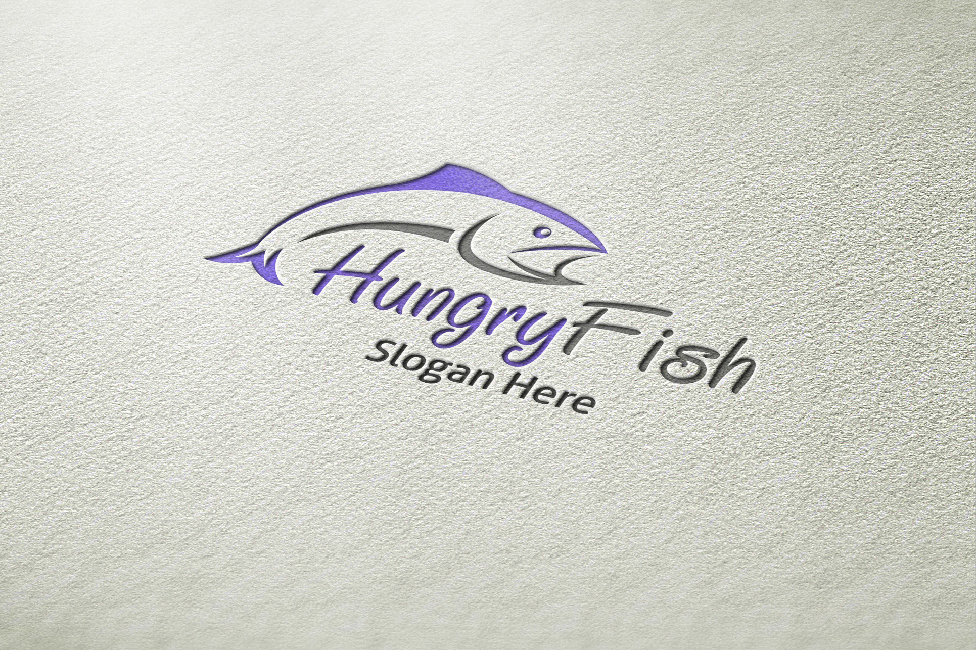 Hungry Fish Style Logo ~ Logo Templates on Creative Market