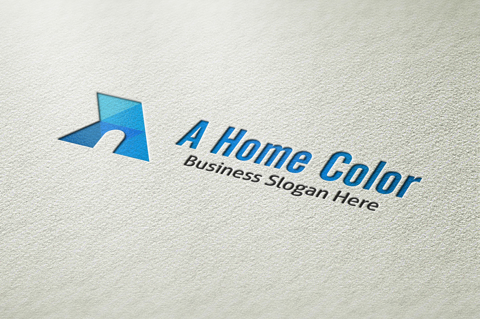 A Home Color Logo ~ Logo Templates on Creative Market