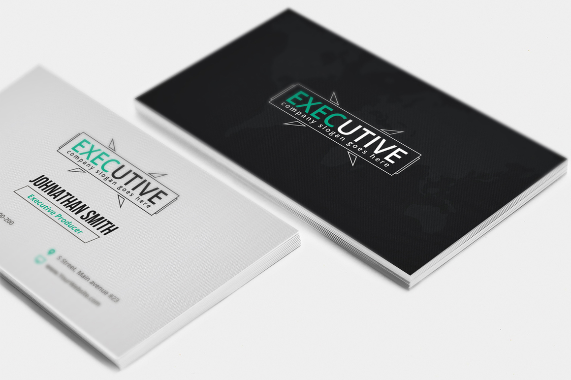 Executive Business Card ~ Business Card Templates on Creative Market