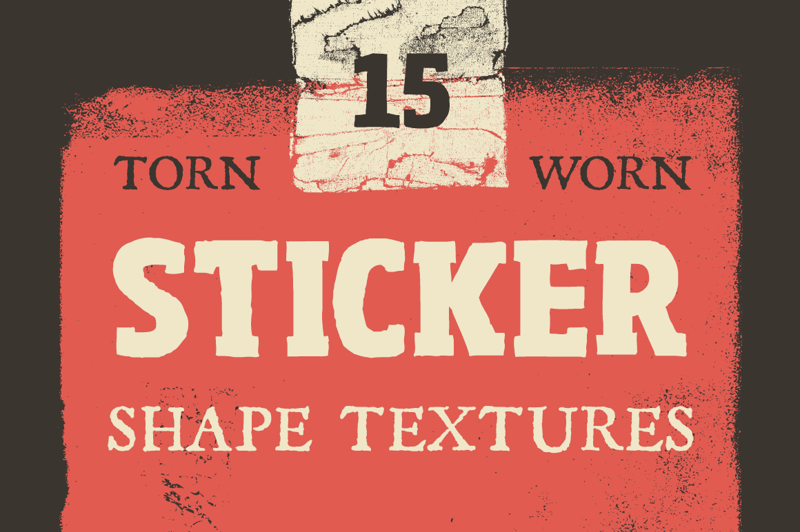 Torn Sticker Shape Textures ~ Textures on Creative Market