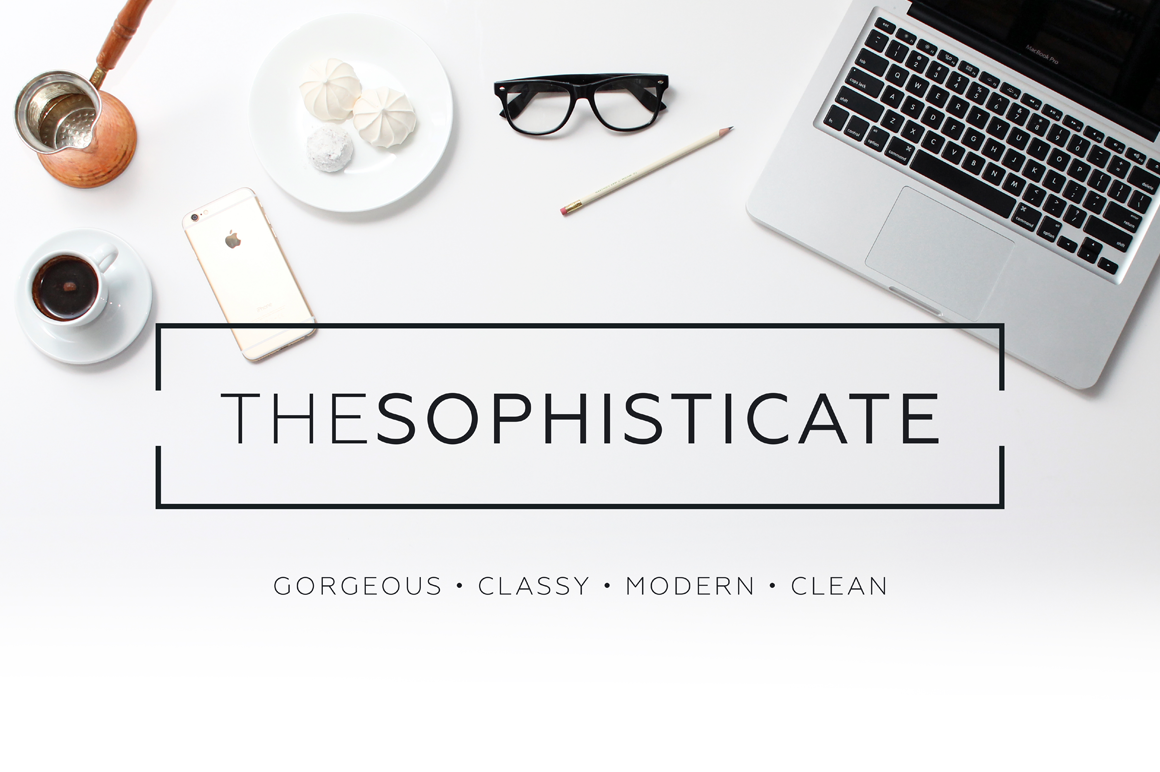 Elegant Hero/ Blogger Header Images ~ Product Mockups on Creative Market