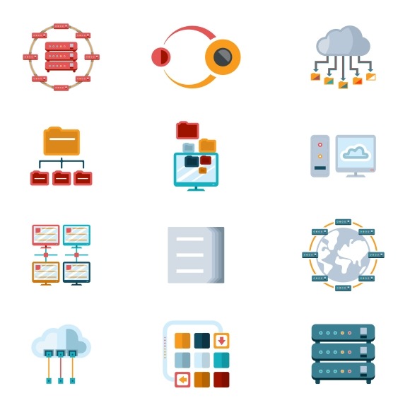 Computer Networking Icons ~ Icons on Creative Market