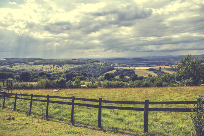 English countryside ~ Nature Photos on Creative Market