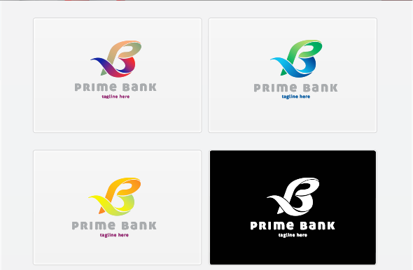 Prime Bank - Logo Template ~ Logo Templates on Creative Market