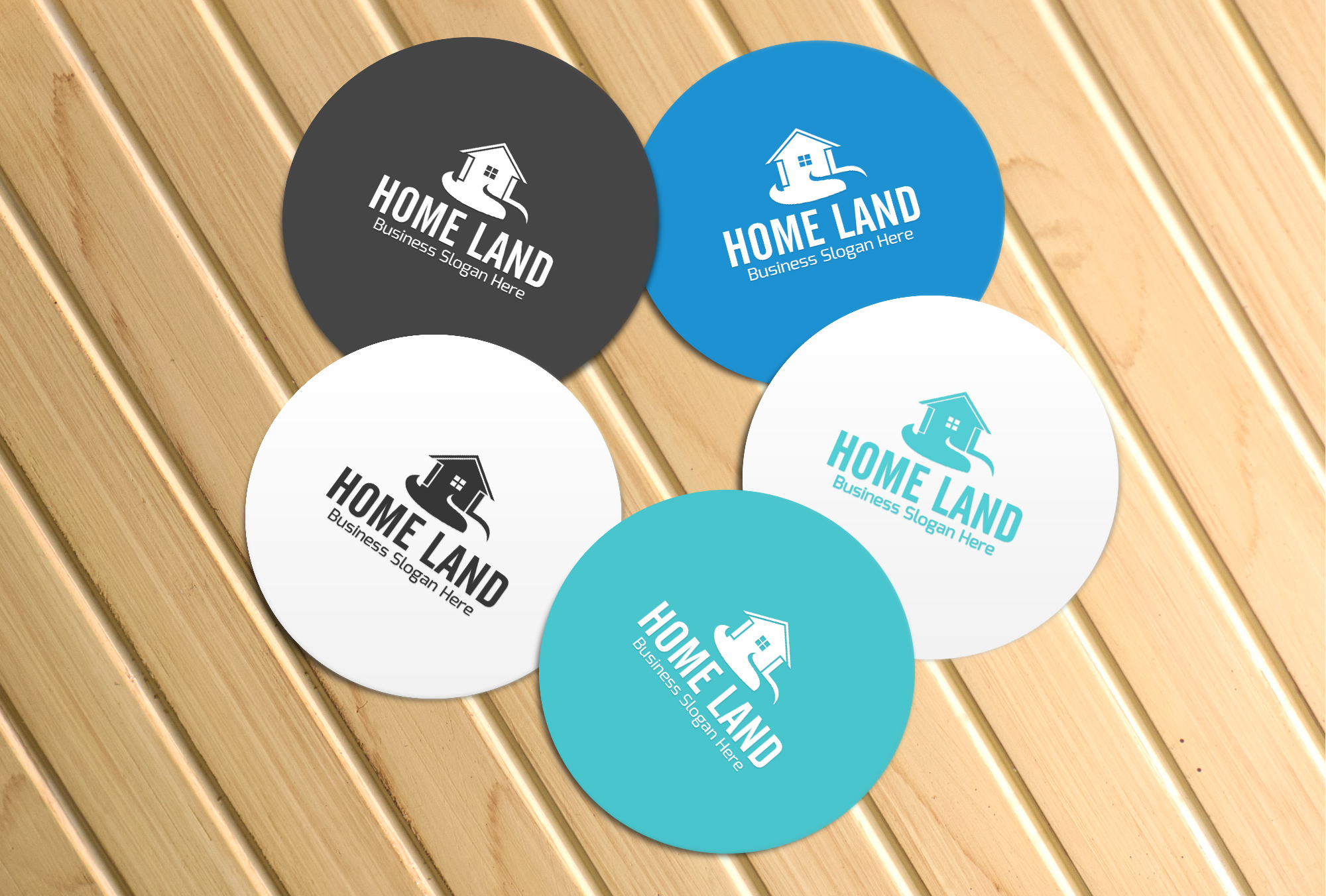 Home Land Style Logo ~ Logo Templates on Creative Market