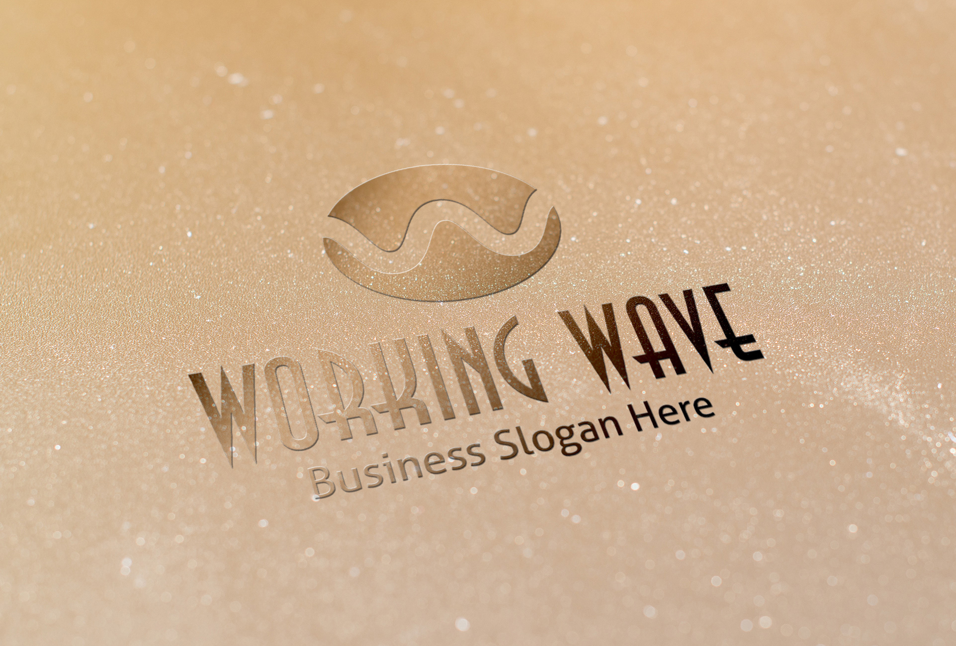 Working Wave Style Logo ~ Logo Templates on Creative Market