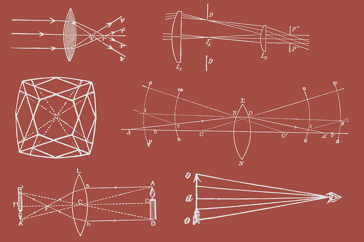 Vintage Optical Diagrams ~ Illustrations on Creative Market