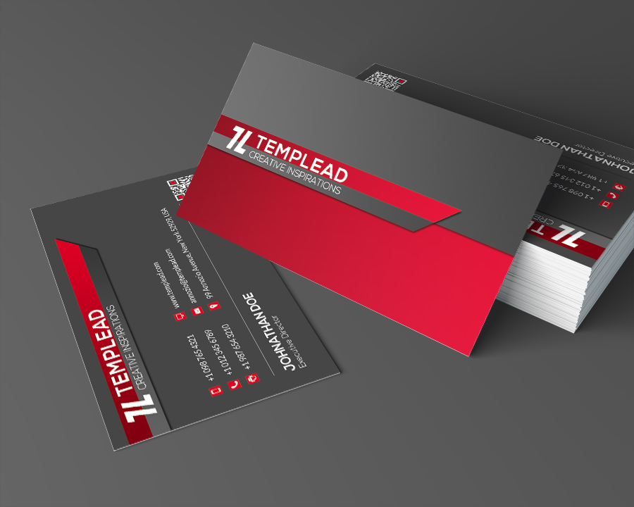 Corporate Business Card SE0210 ~ Business Card Templates on Creative Market