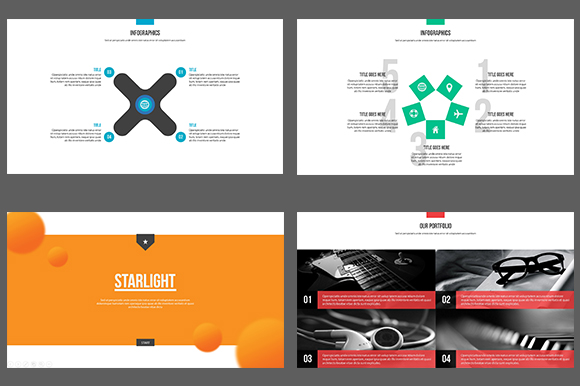 Starlight Powerpoint Template ~ Presentation Templates on Creative Market
