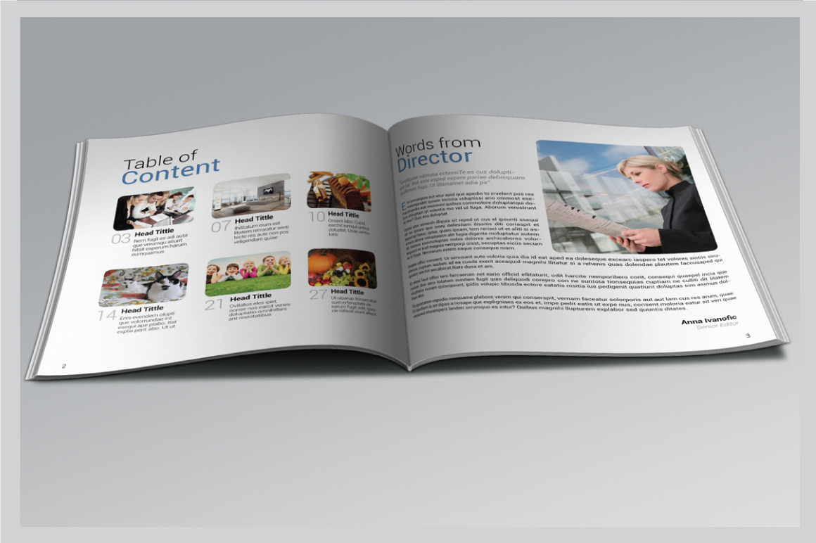 Magazine Template vol. 03 ~ Magazine Templates on Creative Market
