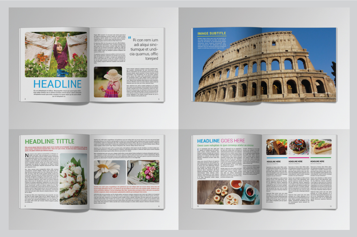 Magazine Template vol. 03 ~ Magazine Templates on Creative Market