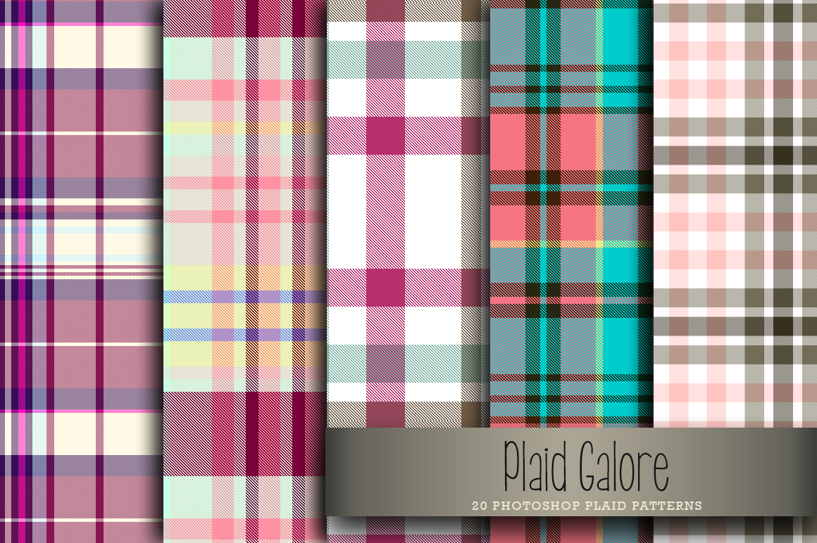 Plaid Galore ~ Patterns on Creative Market
