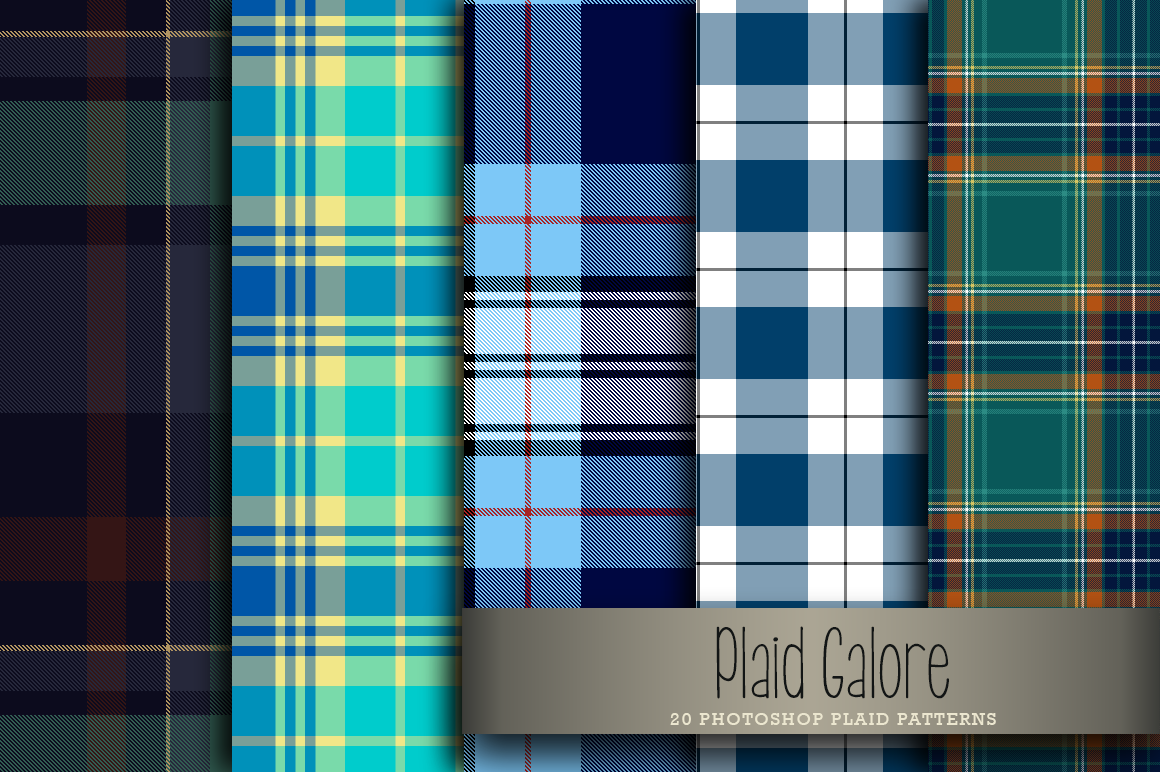 Plaid Galore ~ Patterns on Creative Market