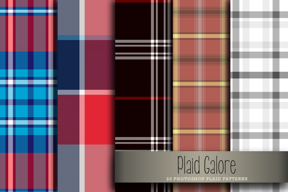 Plaid Galore ~ Patterns on Creative Market