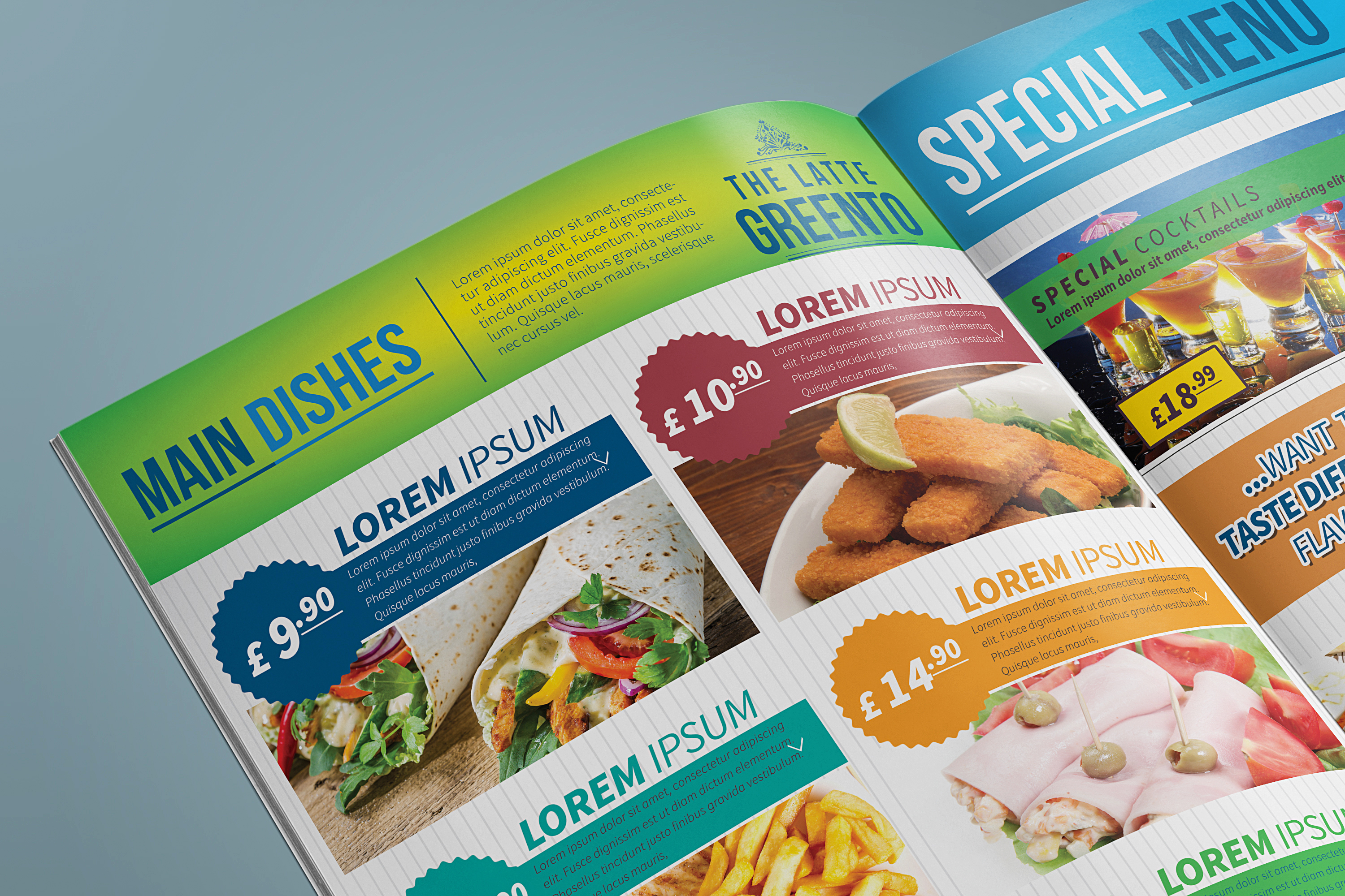 Restaurant and Cafe Menu Pack 02 ~ Brochure Templates on Creative Market