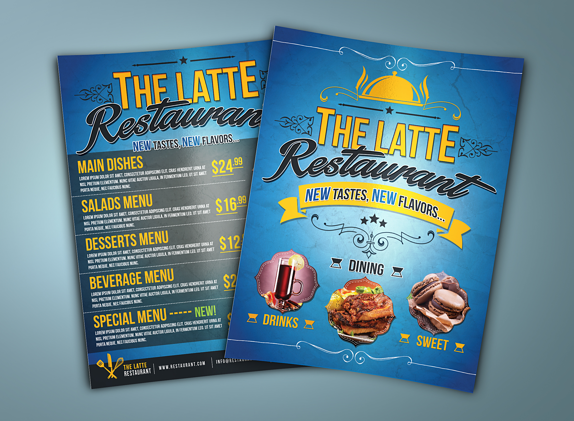 The Latte Cafe Flyer ~ Flyer Templates on Creative Market