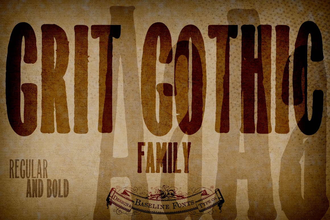 Grit Gothic™ Family ~ Display Fonts on Creative Market