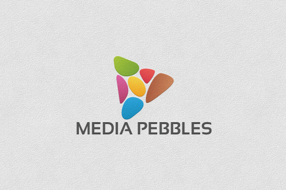 Media Pebbles -Logo Template ~ Logo Templates on Creative Market